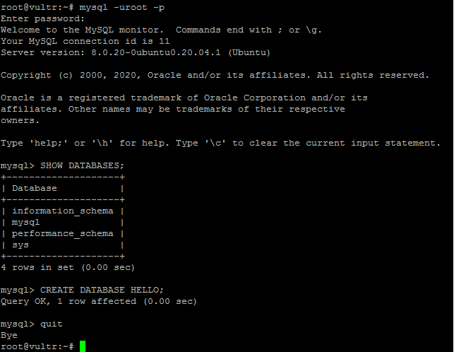 Mysql Commands 2 Vps Guides And Tutorials